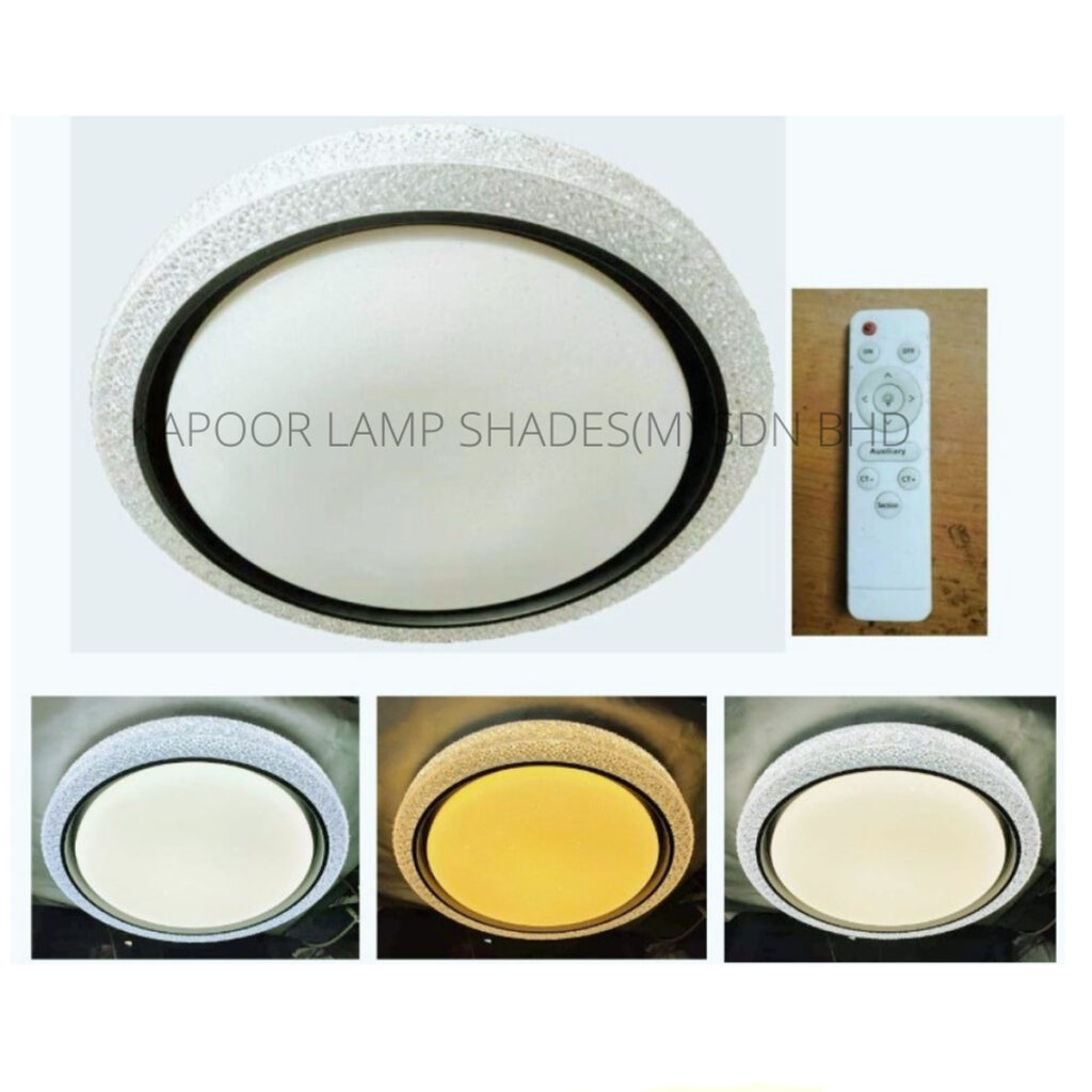Ceiling Light LED 3C Colour Changeable with Remote Control – Kapoor ...