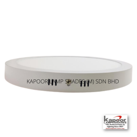 Surface Led 18watts Daylight Round white frame ceiling light - Kapoor ...